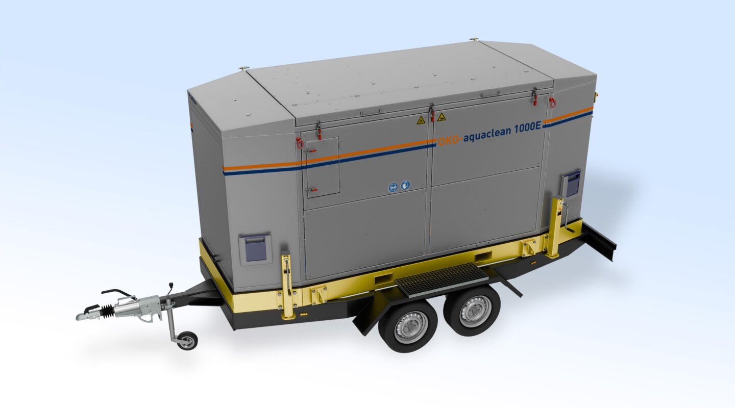 Mobile Ölabscheider für Abwasserbehandlung: OKO-aquaclean